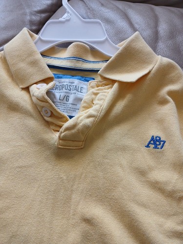 Aéropostale Piqué Polo Shirt A87 Logo Short Sleeve Collared | eBay