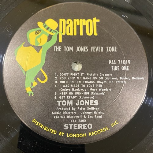 THE TOM JONES FEVER ZONE lp album stereo pitman press 60s vocal pop ...