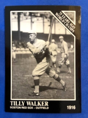 MLB - Tilly Walker 1991 Sporting News Conlan Collection - Red Sox | eBay