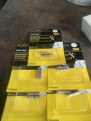5 NOS 3M Auto PAK Scotchlok Electrical Terminals 2 #03786 | eBay