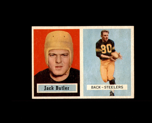 1957 TOPPS FOOTBALL #15 JACK BUTLER, PITTSBURGH STEELERS EXMINT! | eBay