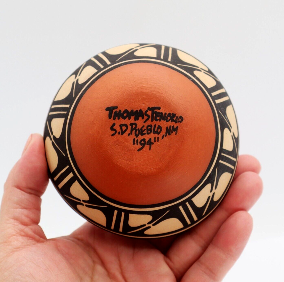 Santo Domingo Kewa Pot Thomas Tenorio Bottle Lid Stopper Birds Floral ...