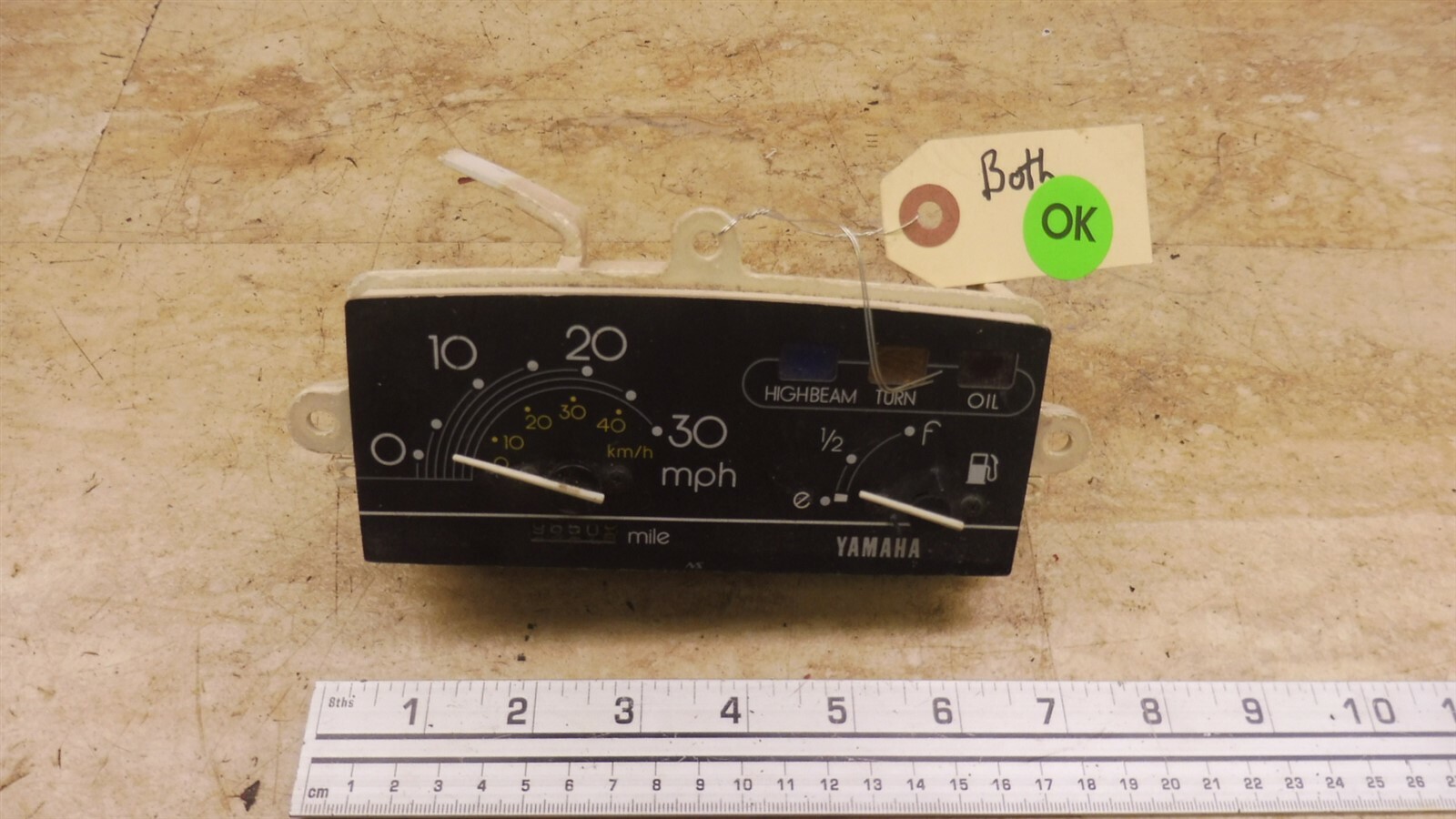 1986 Yamaha Riva Razz CA50 Y605-2> speedometer fuel gauge cluster ...