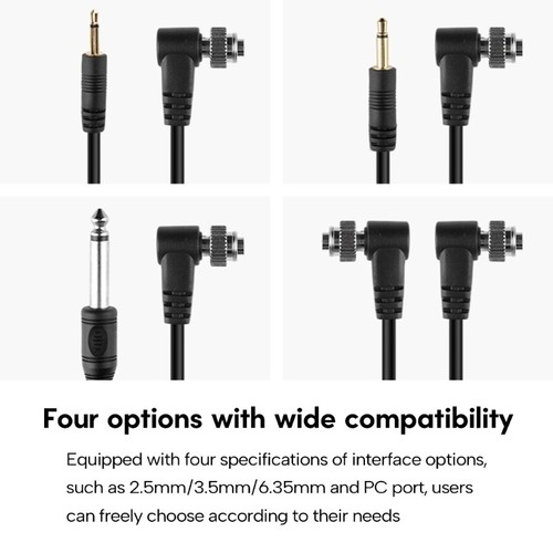 Camera Flash Sync Cable, Extended Coiled Wire with Screw Lock for Flash ...