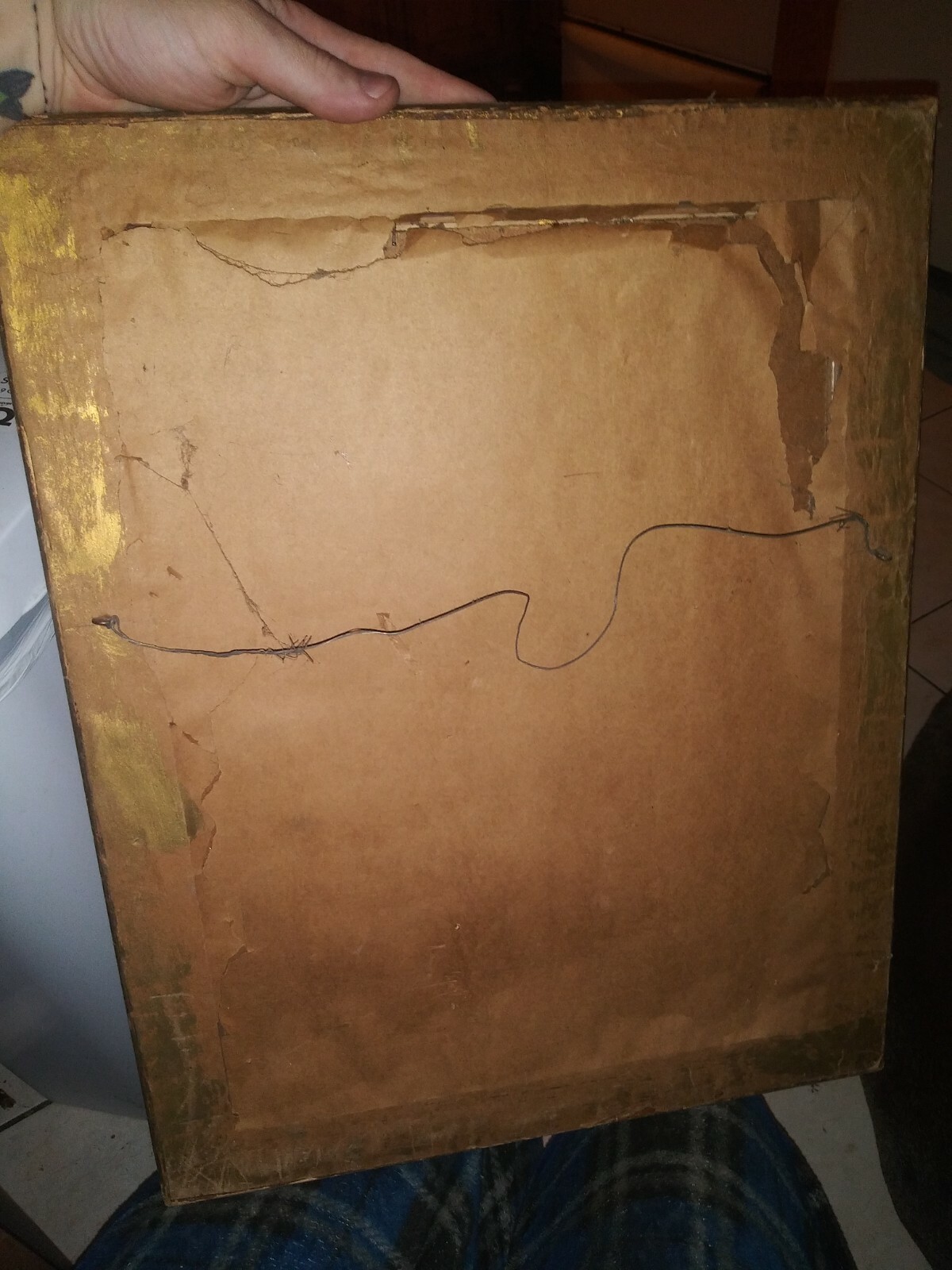 Signed est. 1901 Carl Hirschberg Illustration Oil Painting "crossing ...