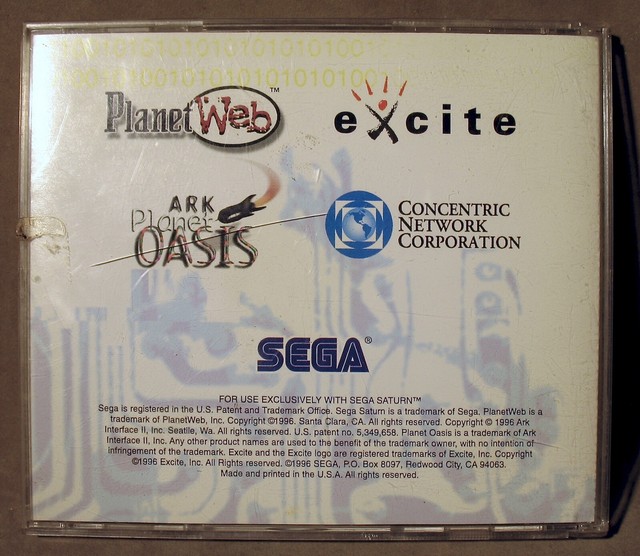 Sega Saturn NetLink Custom Web Browser Disc - 80118B for sale online | eBay
