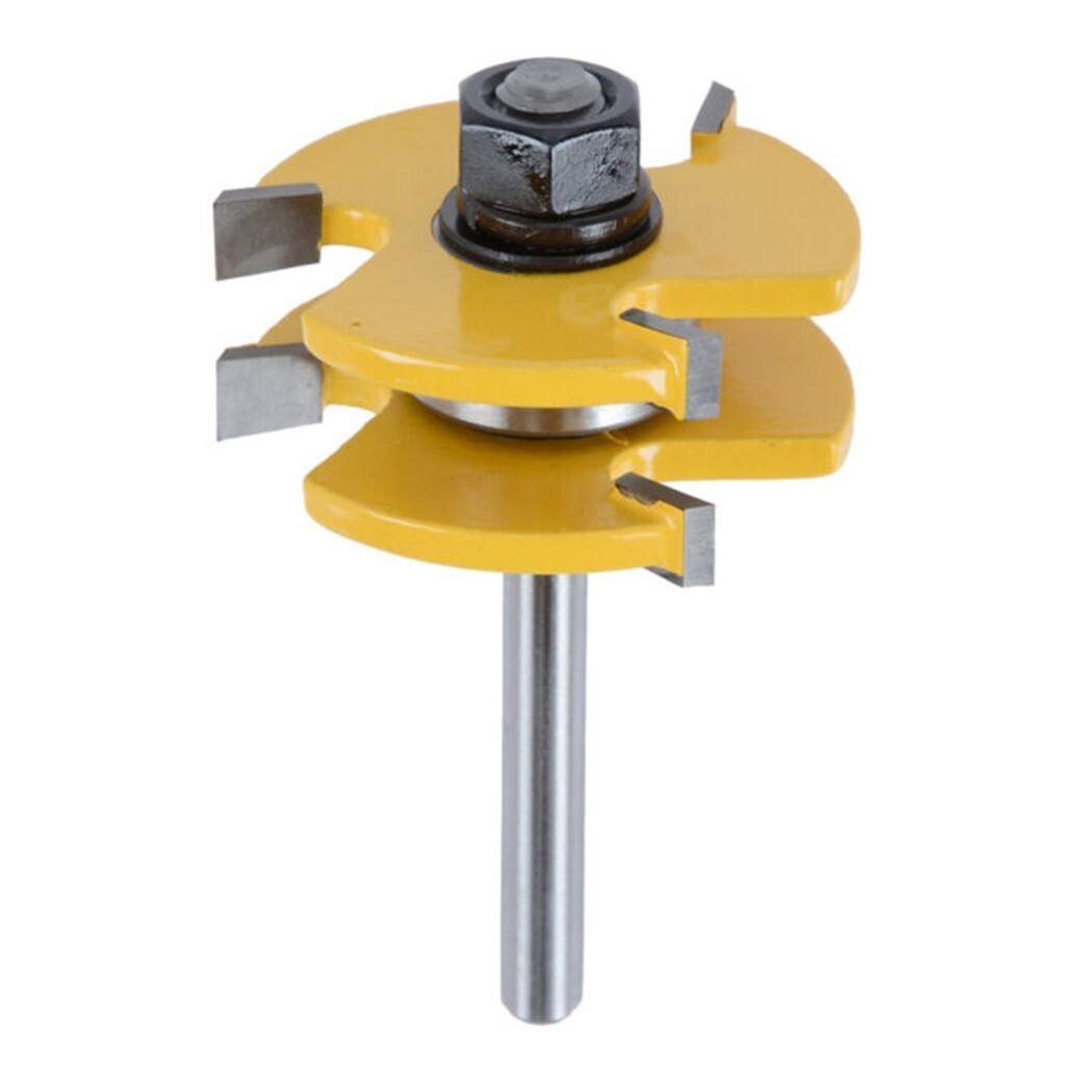 14 inch Shank Router Bit with Anti Kickback Design for Tongue & Groove ...