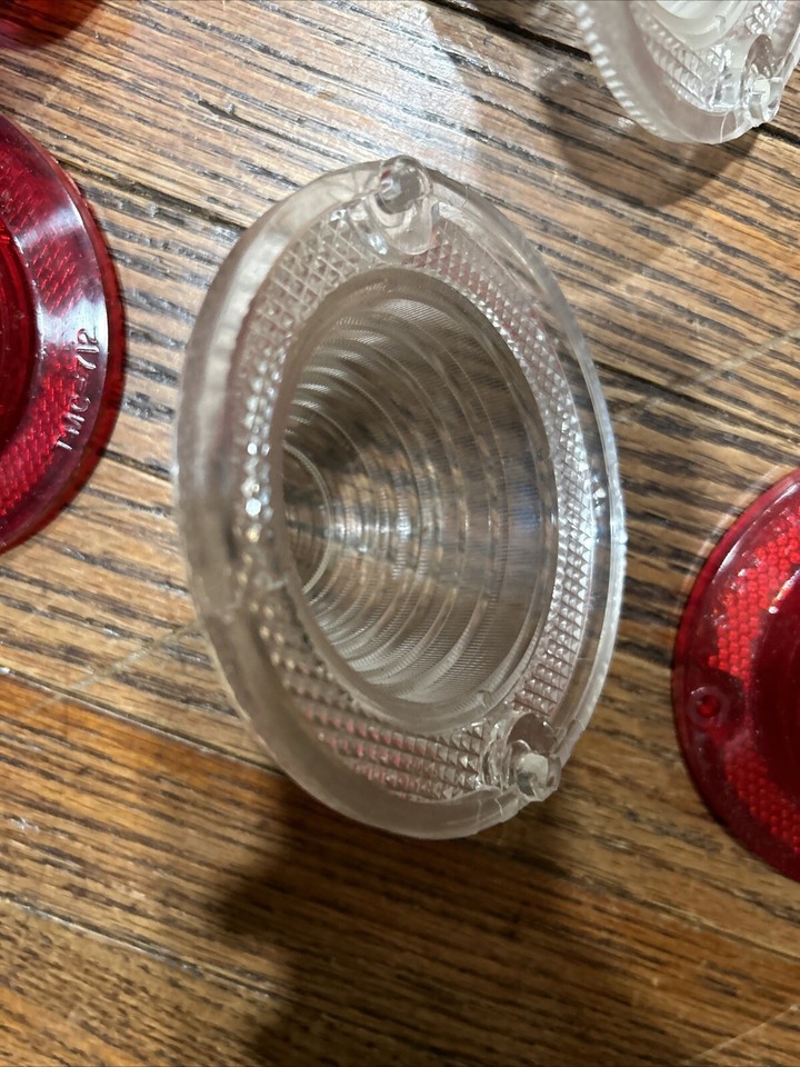 1960-61 Chevrolet Rear Tail Light Lamp Back Up Lamp Lens Set Corvette ...