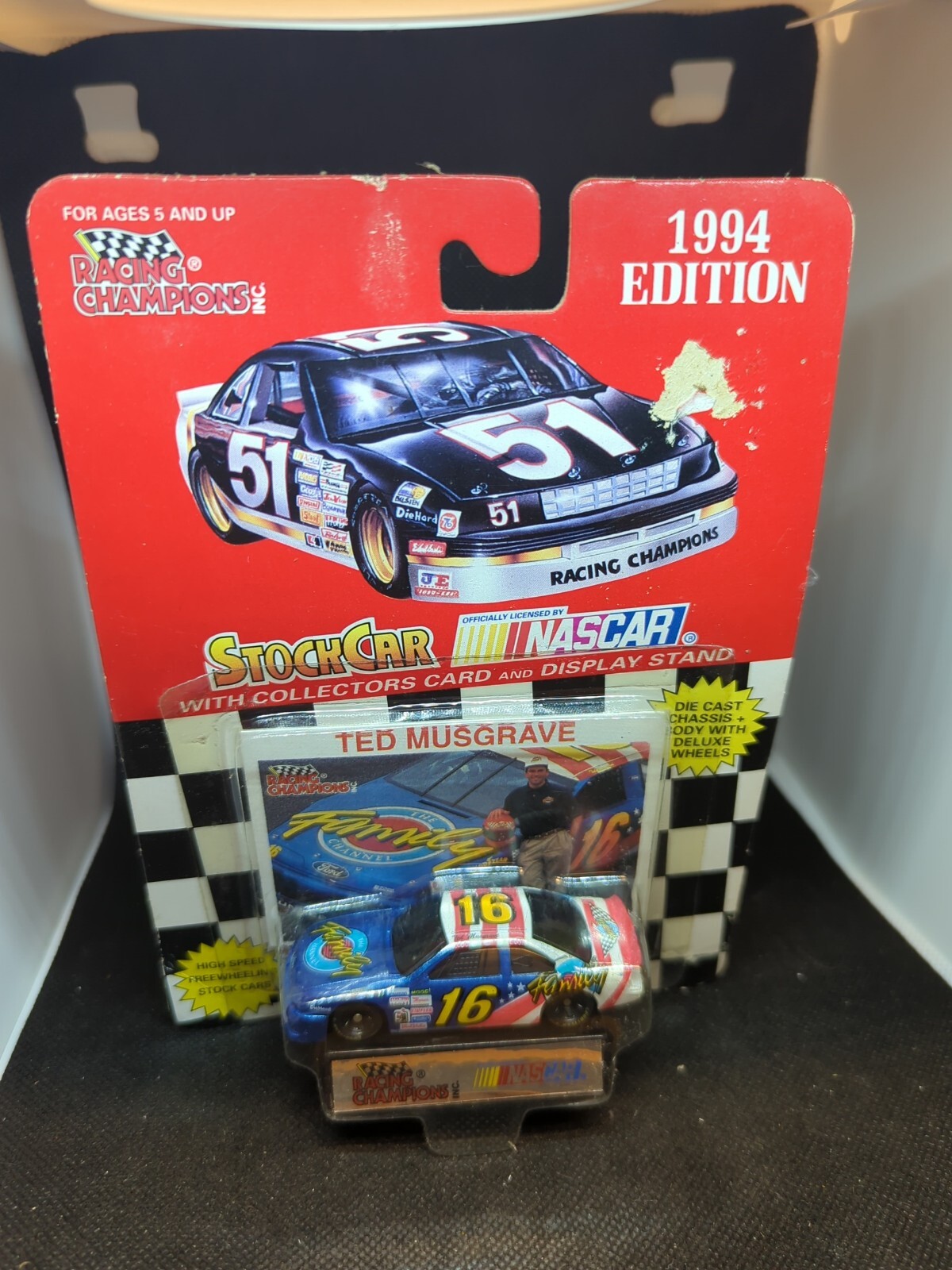 1994 Racing Champions #16 The Family Channel Ted Musgrave Stock Car ...
