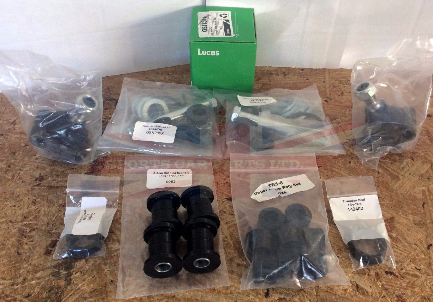 New Major Front Suspension Kit with Poly Bush Ball Joints Triumph TR6 ...