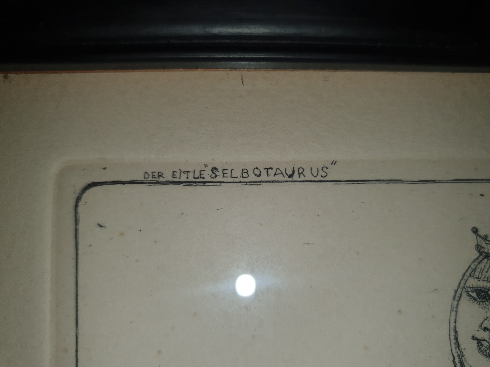 Grafikzeichnung "Der eitle Selbotaurus" von ERIC HARTER | eBay.de