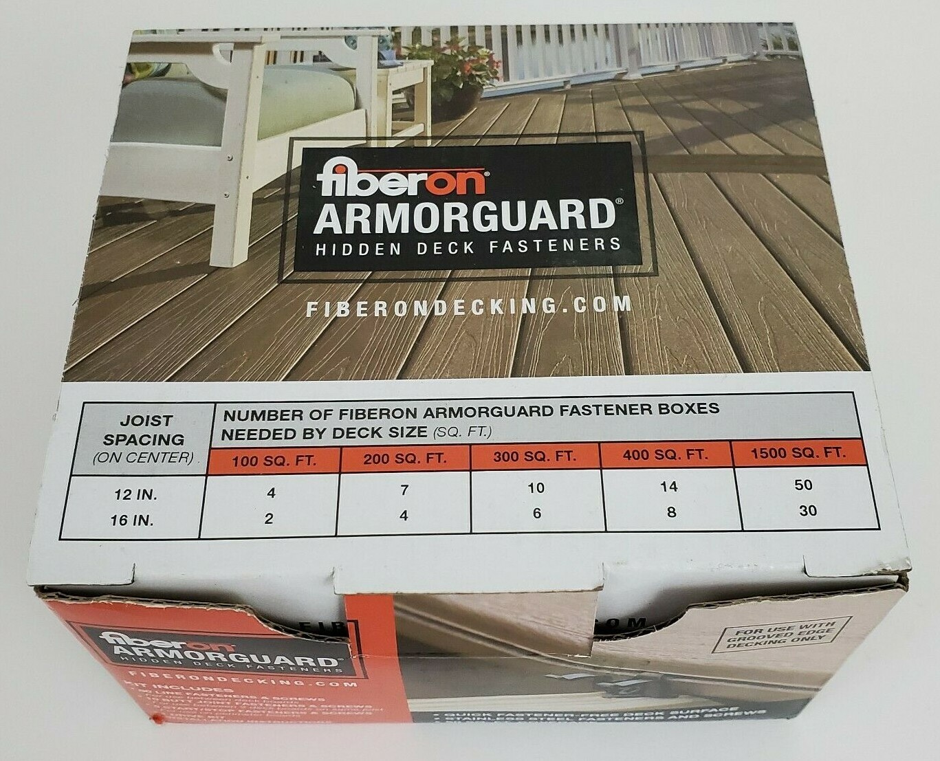 Fiberon ArmorGuard Hidden Deck Fastener Kit BKT BRD Ver HF C90 for sale ...