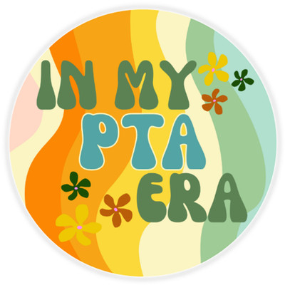 In My PTA Era - 100 Pack Circle Stickers 3 Inch - Parent Teacher School ...