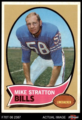 1970 Topps #252 Mike Stratton Bills Tennessee 7.5 - NM+ | eBay