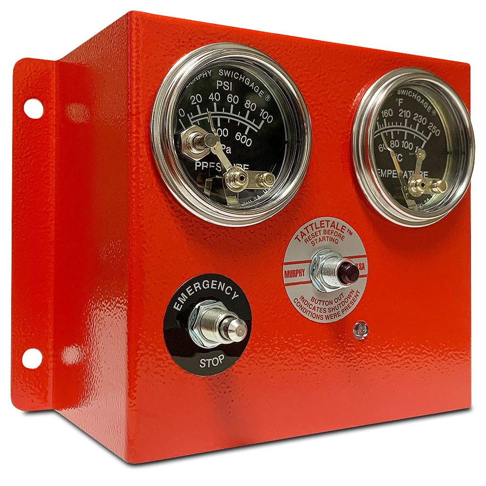 Murphy by Enovation Controls WD300LV-E4 Swichgage Shutdown Panel ...