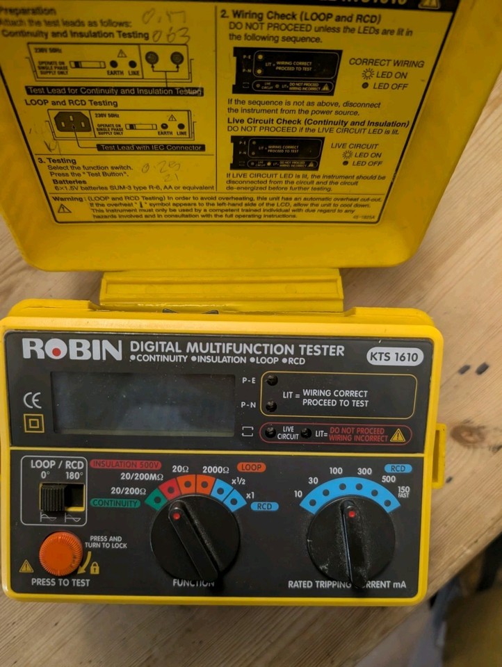 QUANTITY OF ROBIN ELECTRICAL TESTERS CABLES ETC ALL UNTESTED | eBay UK