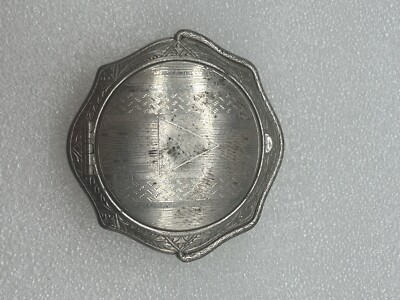 Antique McRae & Keeler Silver Compact Blush And Powder With Built In ...