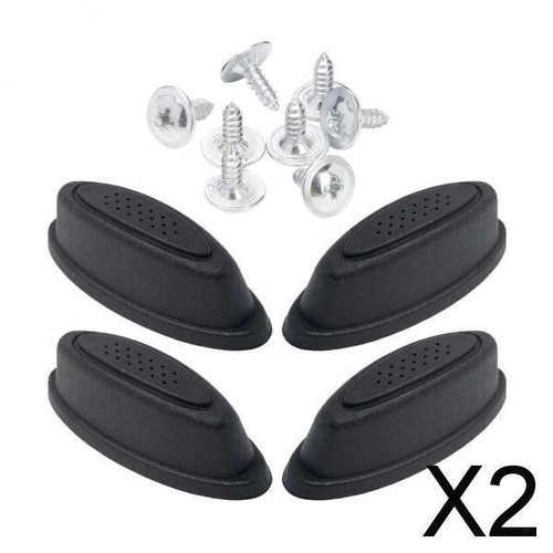 2X Luggage Bracket Side Feet Durable Luggage Bottom Stud Stand for All ...