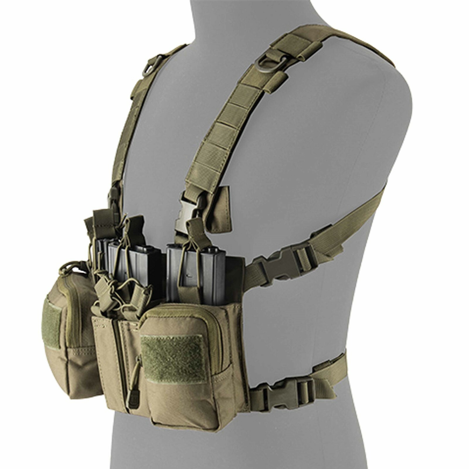The Mercenary Company D3 308 Chest Rig MOLLE Vest - Spiritus Micro ...