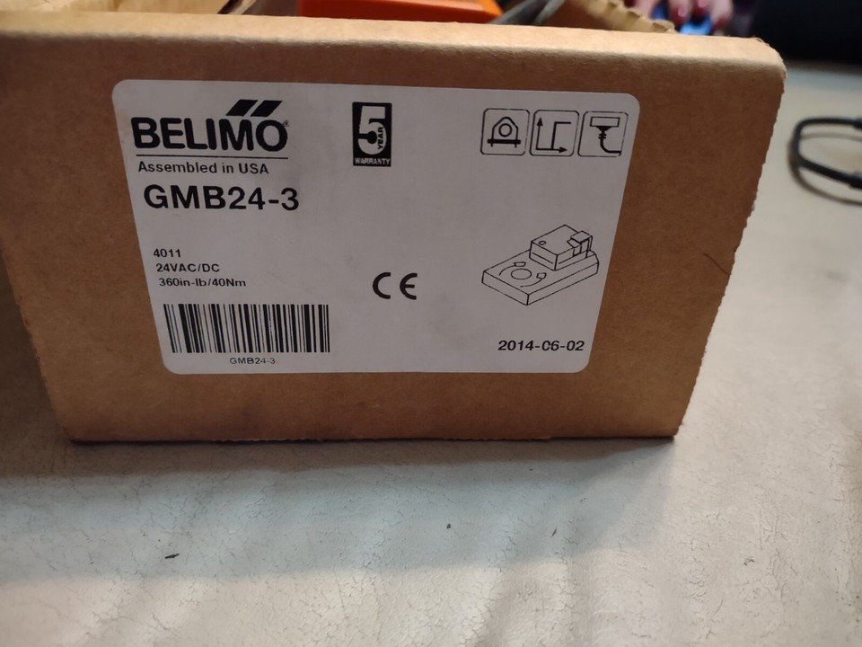 Belimo GMB24-3 - 24v 360 IN-LB (30 Nm) - PRE-OWNED | eBay