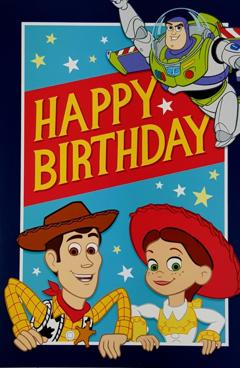 Buzz Lightyear Birthday Card Toy Story Birthday Card – Merchants