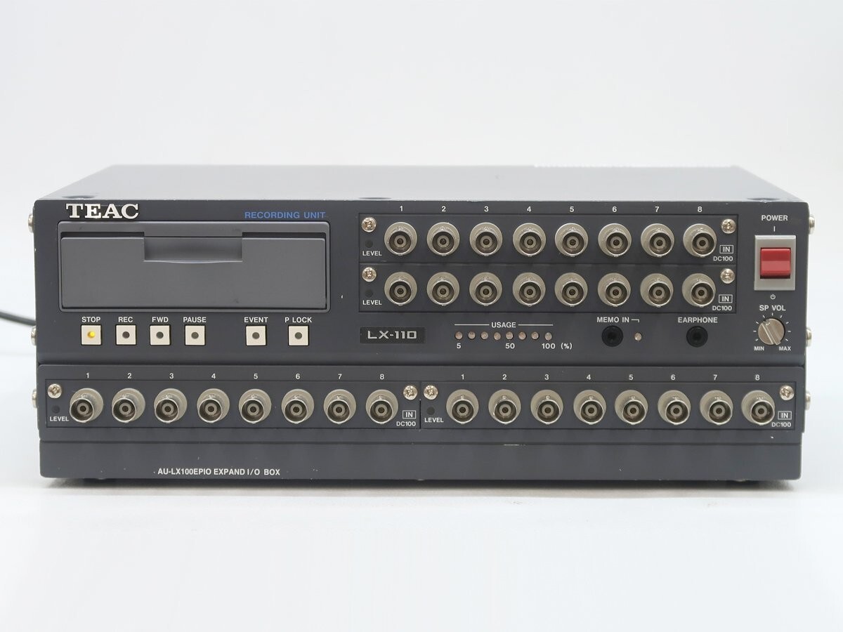HJ42347 TEAC/TEAC LX-110 recording unit + AU-LX100EPIO EXPAND I/O BOX ...