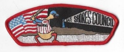 2001 National Scout Jamboree JSP Erie Shores Council Red Bdr. [MK2458 ...