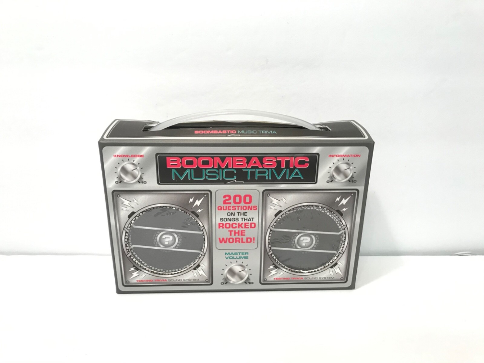 Boombastic Music Trivia Game Boombox Rock Songs 200 Questions 100 Cards ...