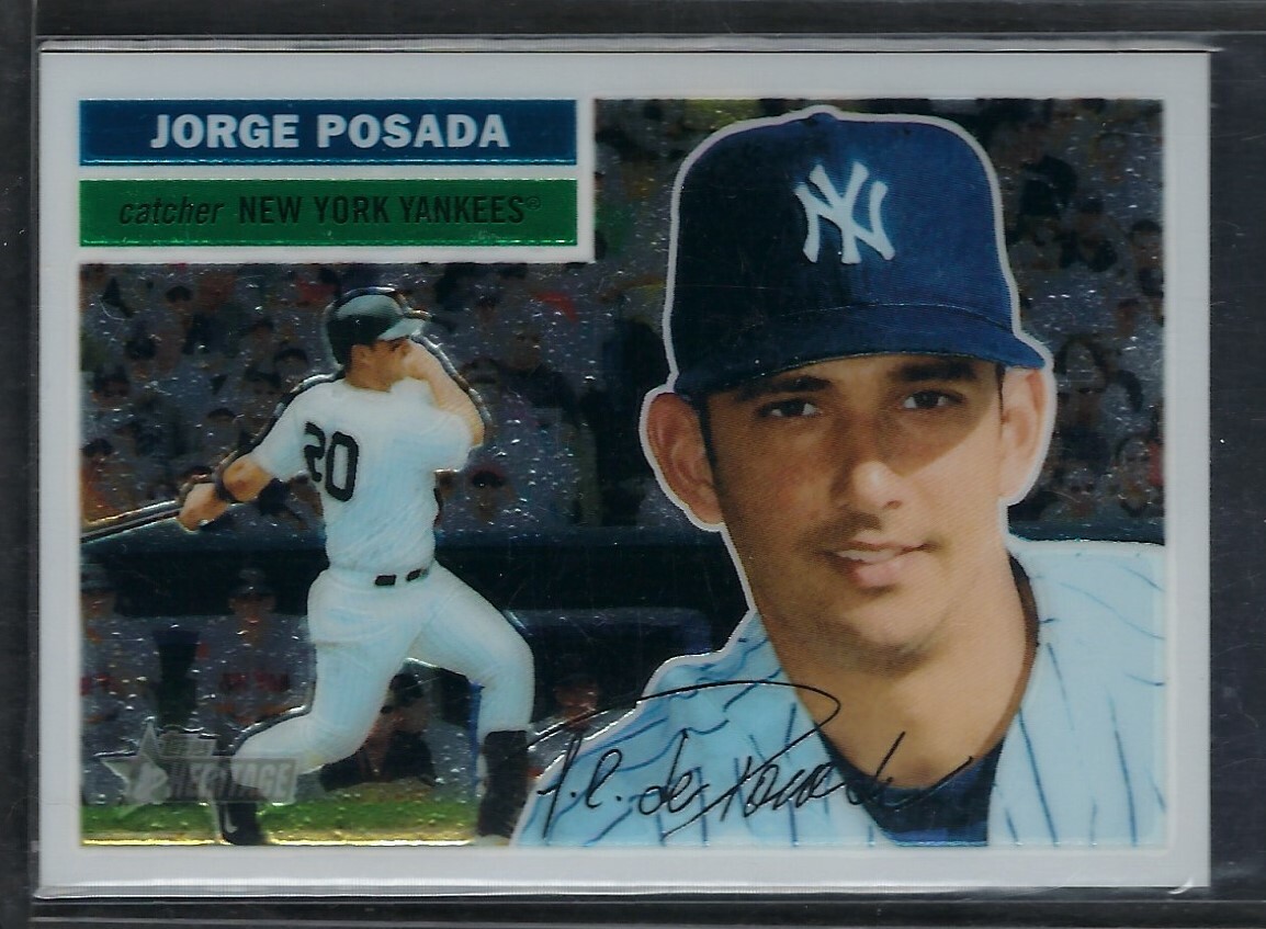 2005 Topps Heritage Chrome *** JORGE POSADA Card THC27 Short Print SP ...