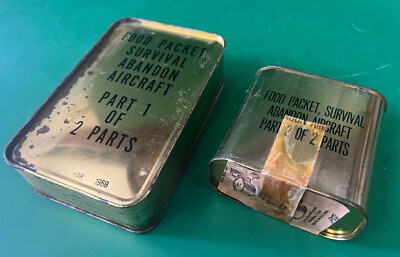 USAF 2 PART SURVIVAL RATIONS “ABANDON AIRCRAFT” 1968 | eBay