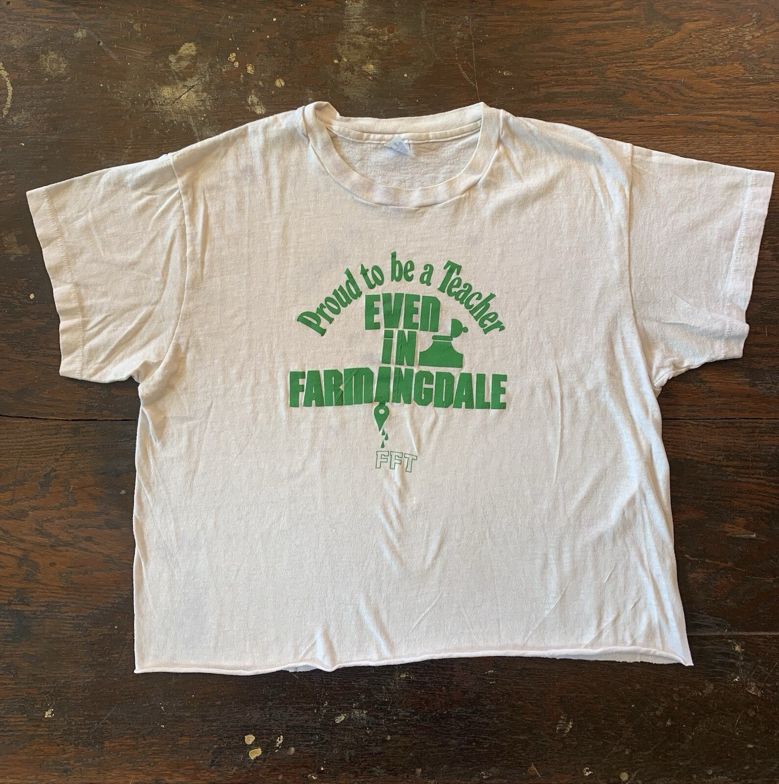 Vintage 1970s 1980s Hanes Proud To Be A Teacher T Shi… - Gem