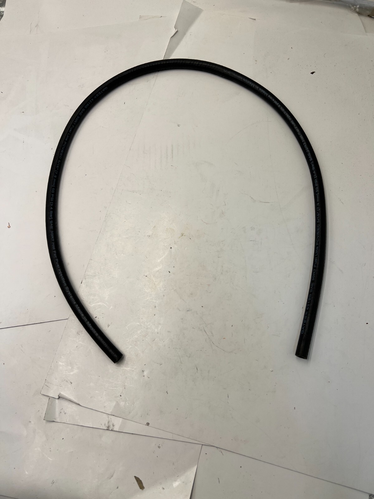 (QTY 2) Gates 4219G SAE 30R7 Fuel Line PCV/EEV 5/16" 50 PSI Black ...