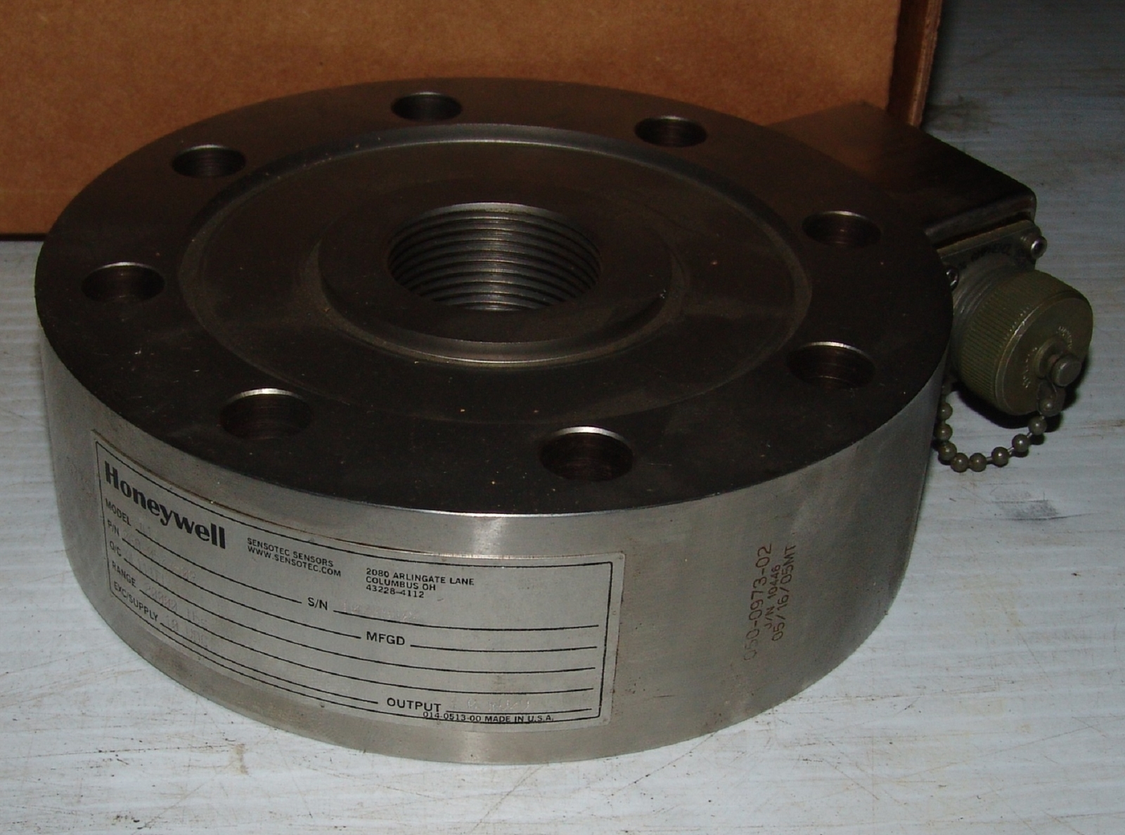 Honeywell load cell 20000# 060-0573-02 model 41 for sale online | eBay