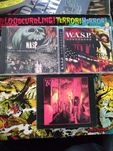 Lot Of 3 WASP CDs Headless Children Dominator Live In The Raw | eBay
