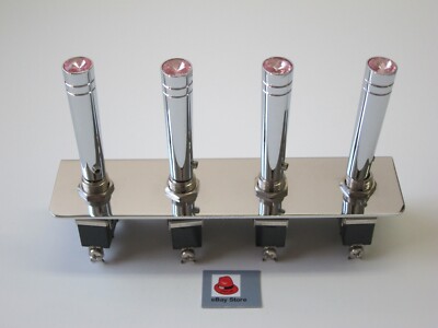 Lowrider hydraulics or Air 3 prongs switch & 4-hole panel & pink ...