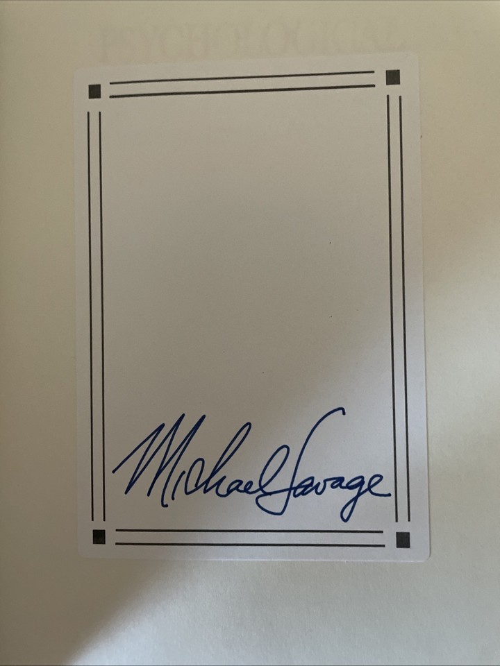 Psychological Nudity : Savage Radio Stories Signed by Michael Savage HC ...