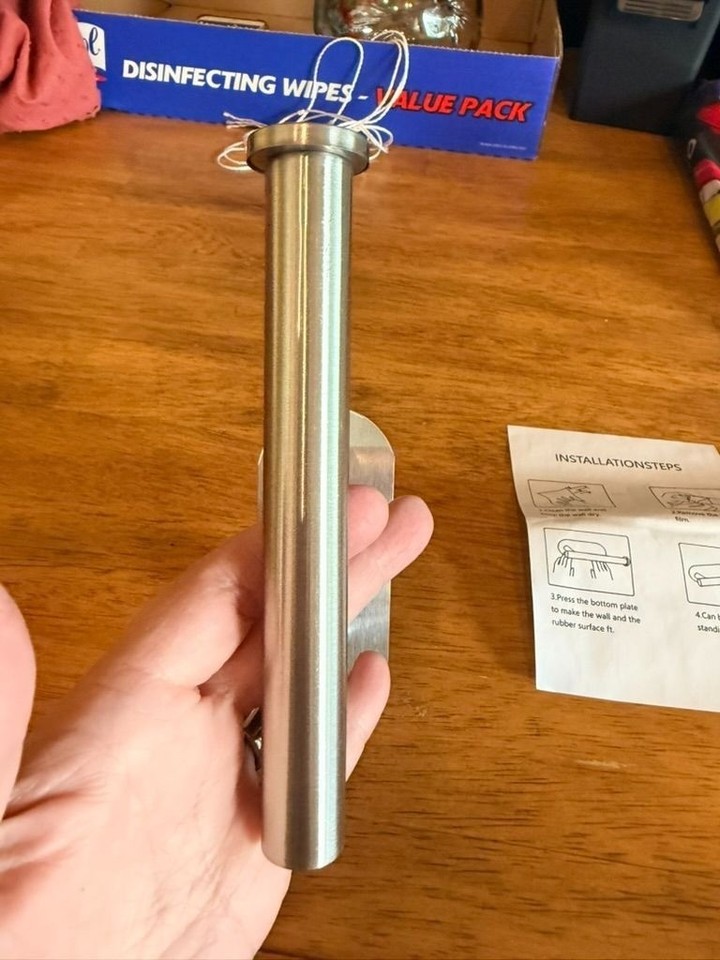 Wall-Mounted Stainless Steel Toilet Paper Holder | eBay