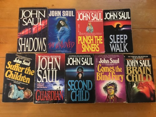 John Saul Lot Of 9 Paperbacks Horror js1 | eBay