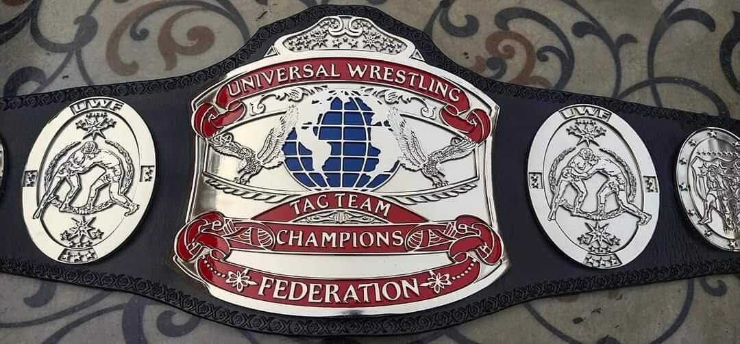 Uwf World Tag Team Championship UWF Heavyweight Championship Belt