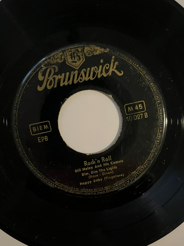 45 GERMANY RELEASE ROCK AROUND THE CLOCK BILL HALEY & COMETS | eBay