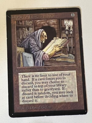 Magic the Gathering MTG Beta Library of Leng MP (Beta Bob) | eBay