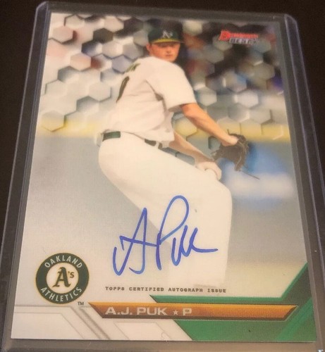 A.J. Puk 2016 Bowmans Best AUTO Card # B16-AP, Arizona Diamondbacks | eBay
