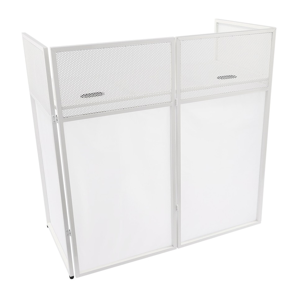 Portable DJ Event Booth Facade Foldable Controller Stand DJ Display ...