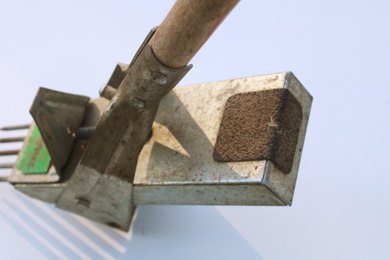 vintage Weed Popper, long handled garden tool no bending foot operated ...