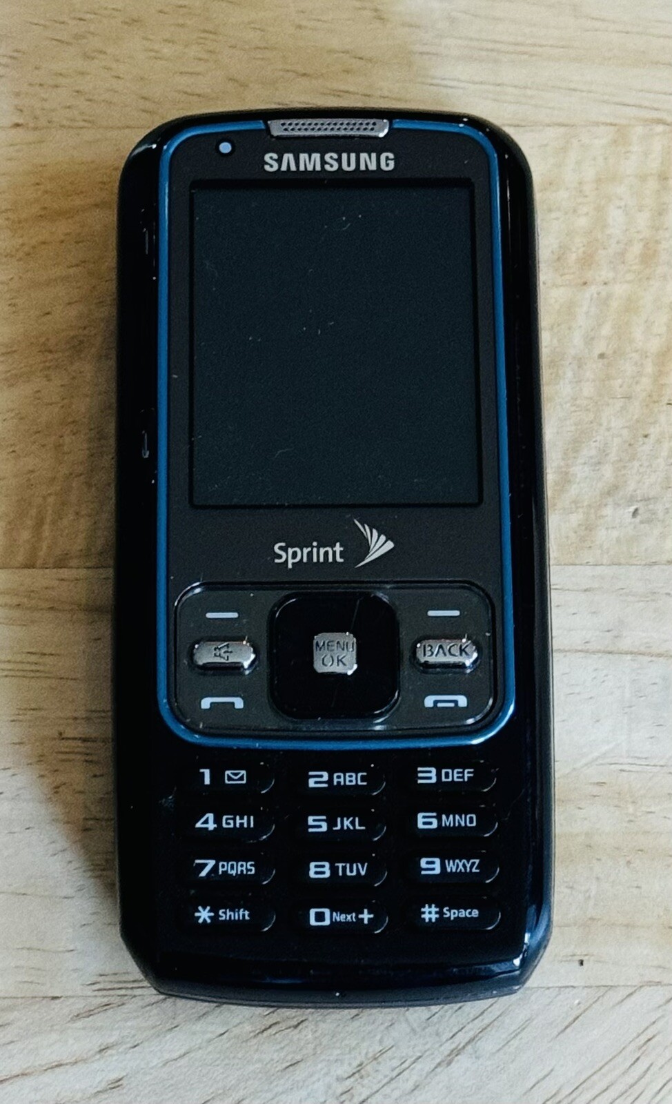 Samsung Rant SPH-M540 2.1" LCD QWERTY Keyboard Slider Cell Phone Blue ...