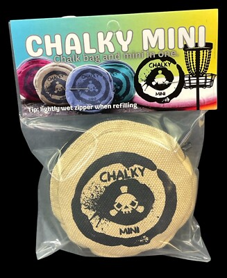 CHALKY MINI Disc Golf Chalk Bag Mini Marker All In One Must Have Disc ...