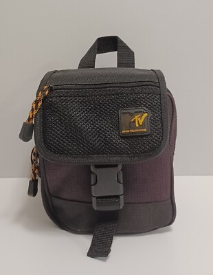 MTV Music Television Black Nylon Clean Backpack Bag Collectible | eBay