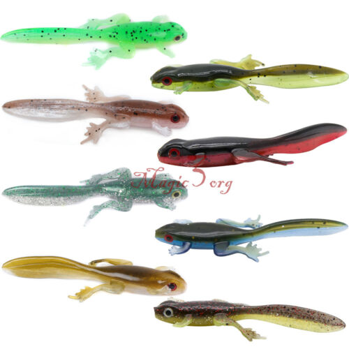 Soft Bait Lizard Plastic Lure Saltwater Surf Fishing Silicone Swimbait ...