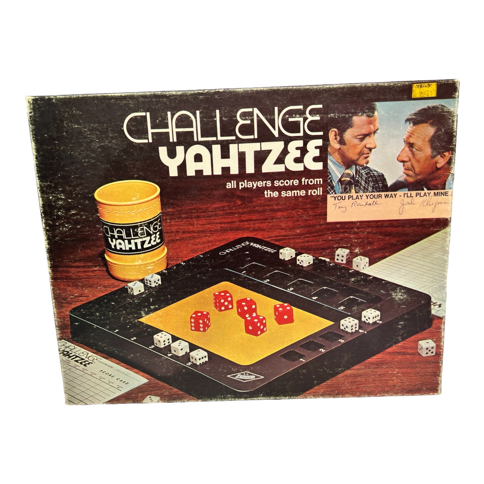 Vintage Challenge Yahtzee Game - EUC - COMPLETE - Milton Bradley - 1974 | eBay