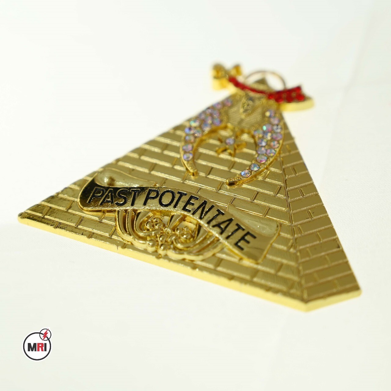 MASONIC SHRINER PAST POTENTATE JEWEL WITH RHINESTONES | eBay